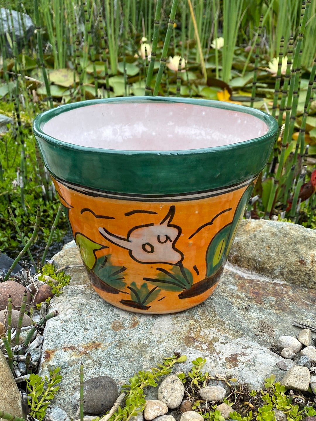 Felipe’s Talavera Wide Vaso Pot – The Madd Potter