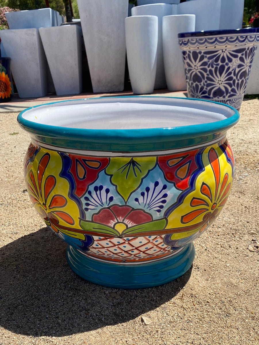 Talavera Copa Ancha Pot – The Madd Potter
