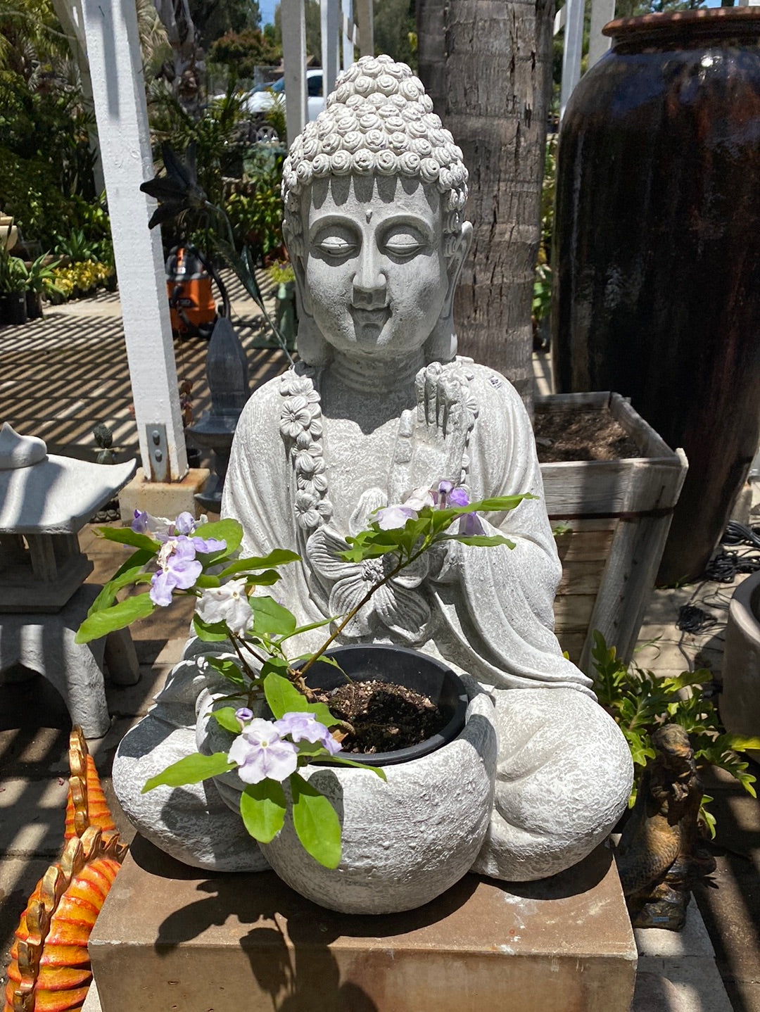 Big Buddha Planter Statue – The Madd Potter