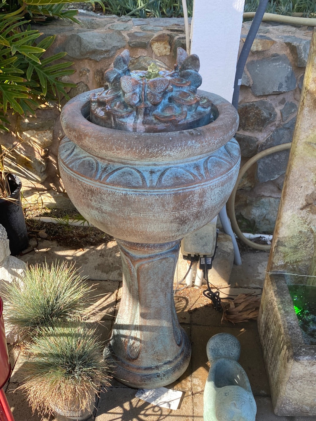 Tall Butterfly Bubbler Fountain – The Madd Potter