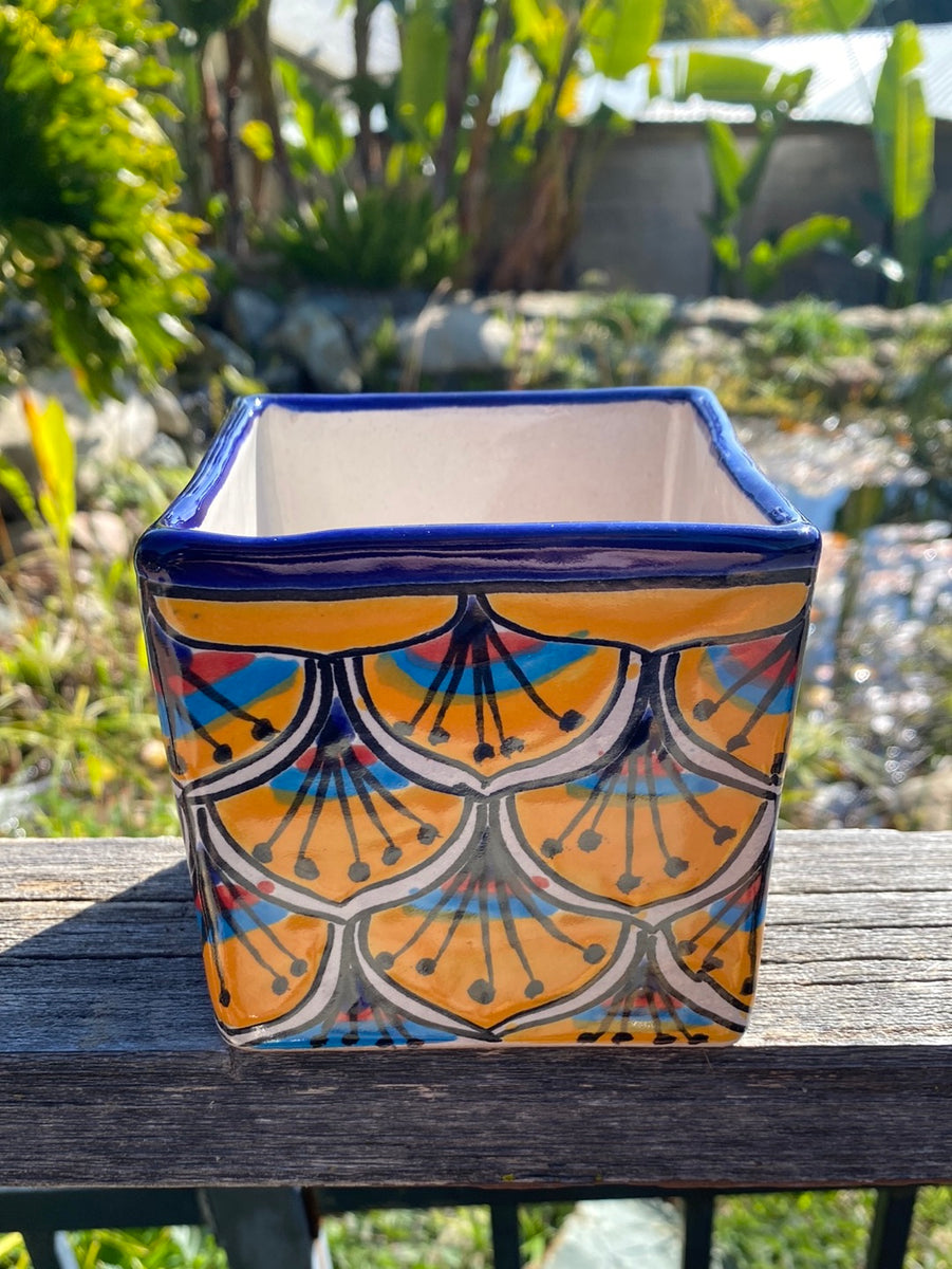 Talavera Square Pot – The Madd Potter