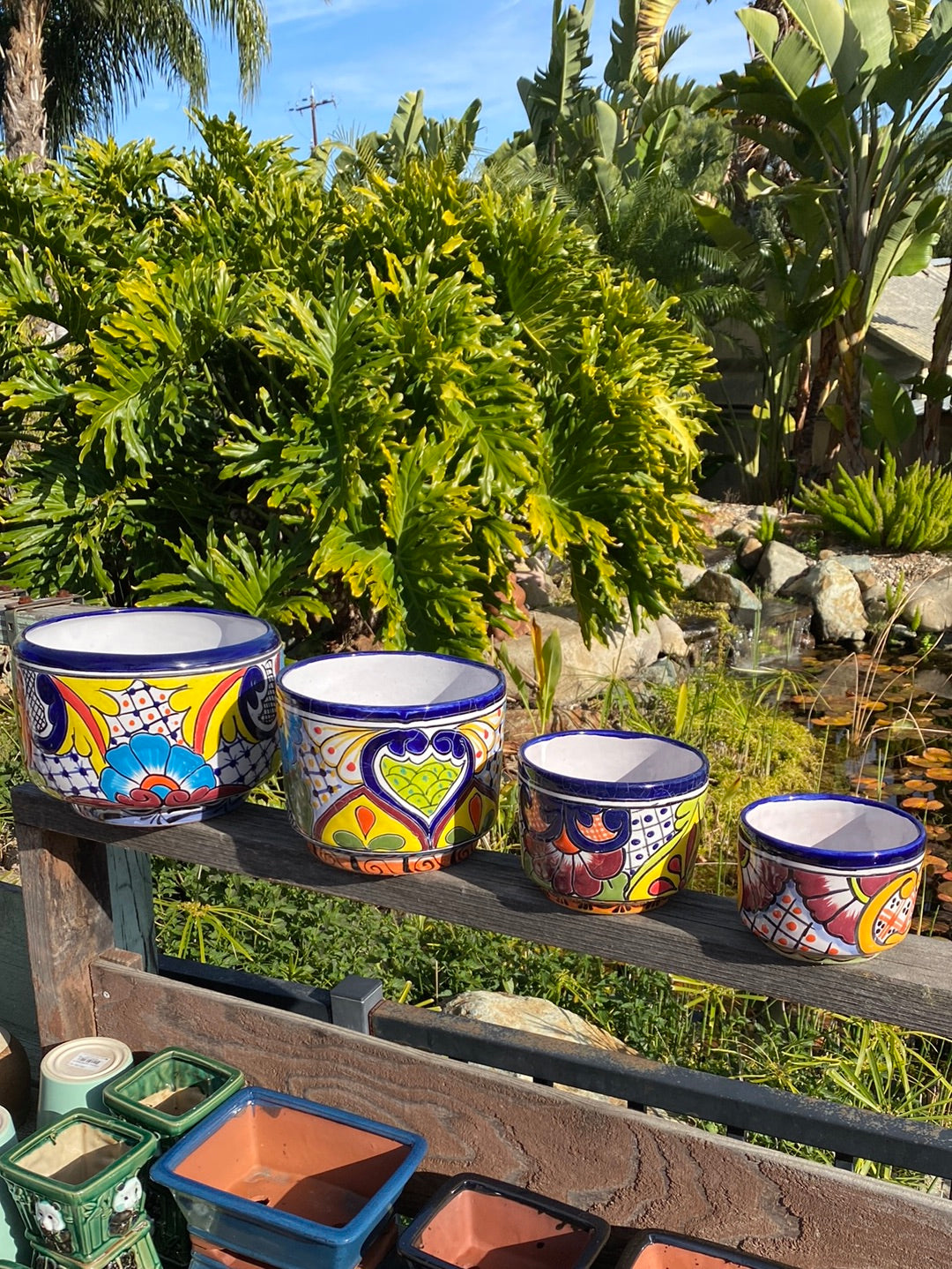 Talavera Half Cylinder Pot – The Madd Potter