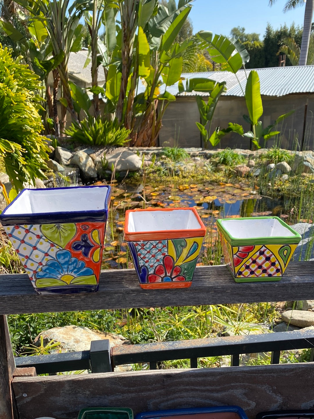 Talavera Pyramid Pot – The Madd Potter