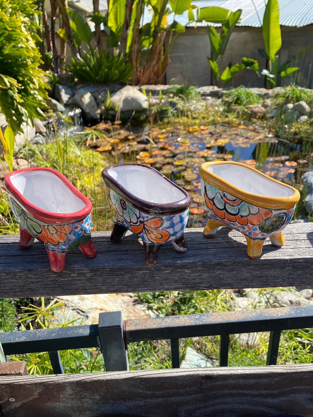 Talavera Bathtub Pot – The Madd Potter