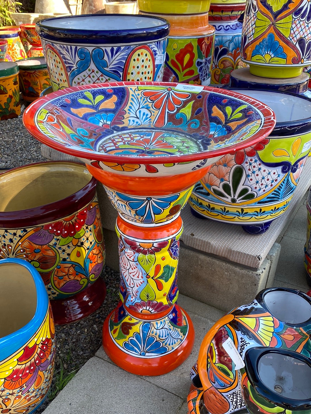 Talavera Birdbath – The Madd Potter