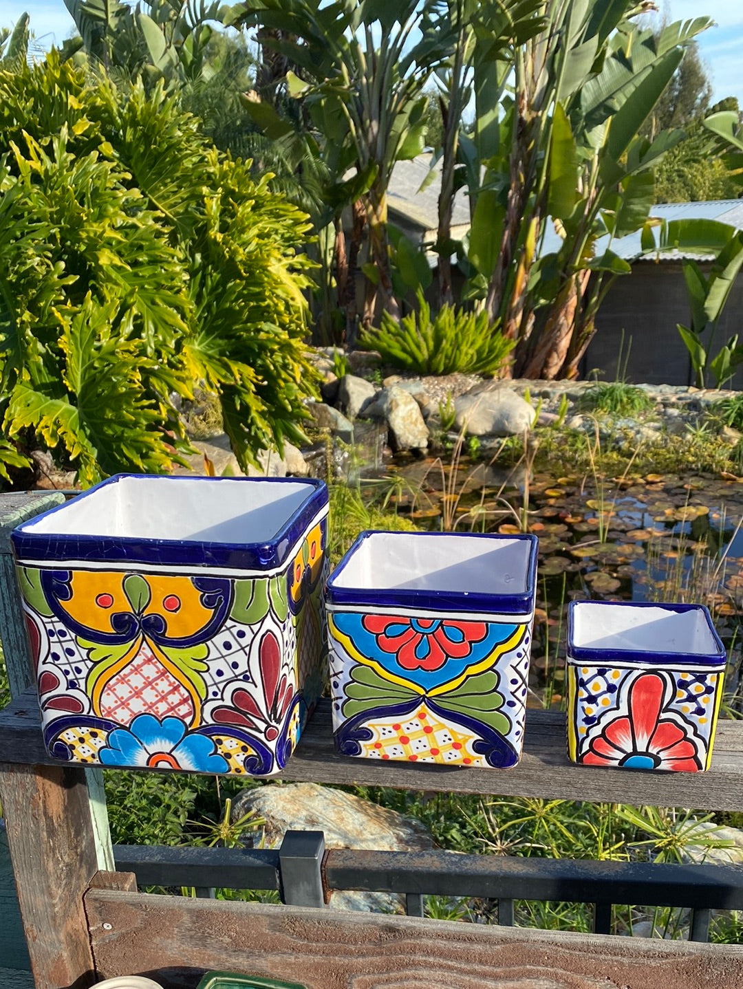 Talavera Square Pot – The Madd Potter