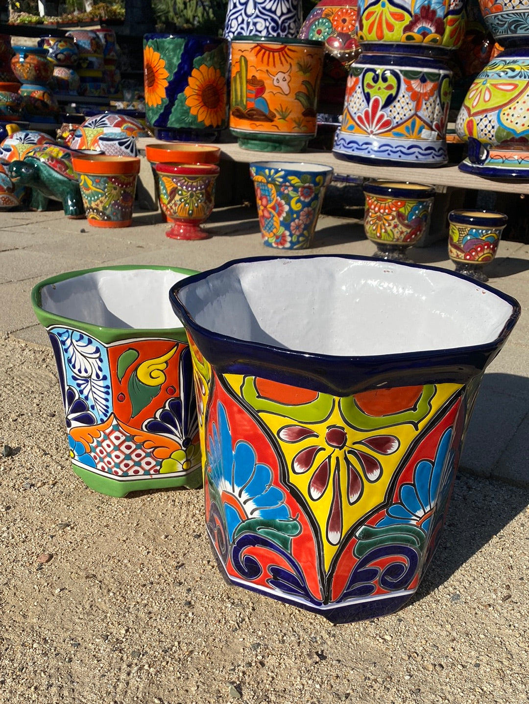 Talavera Octogonal Pot – The Madd Potter